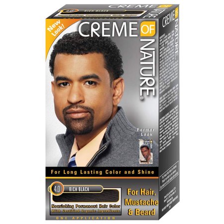 Creme Of Nature Gel Men Hair Color Mustache Kit Rich Black | Walmart Canada