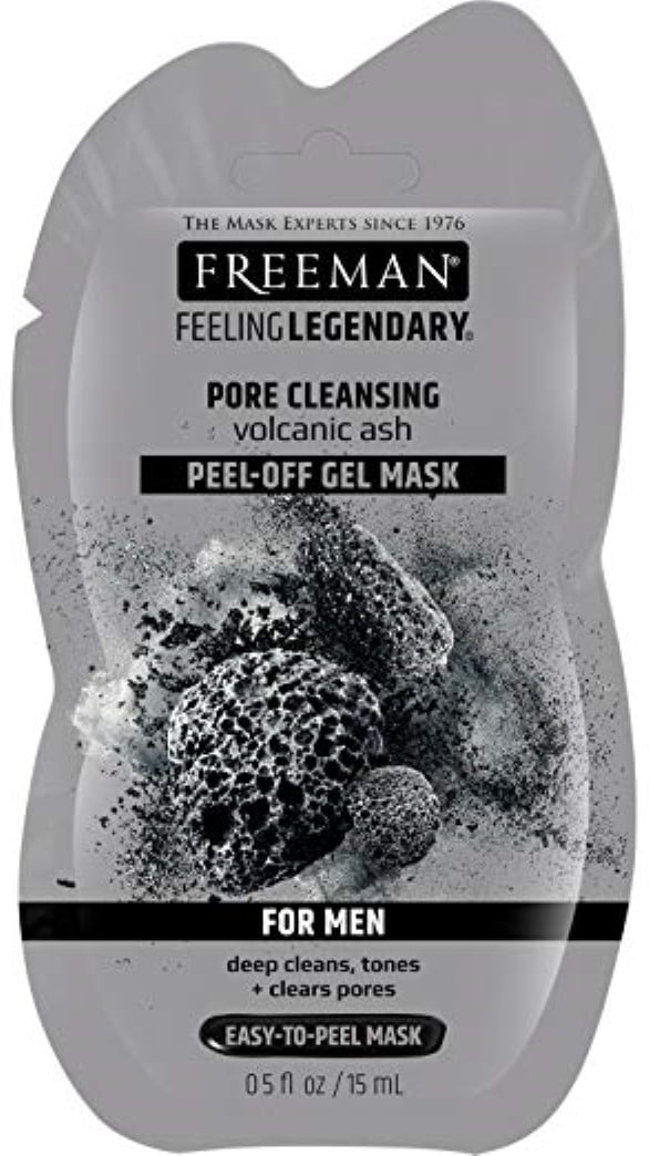 Freeman Pore Clearing Peel-Off Mask with Volcanic Ash 1 ea (Pack of 2 ...
