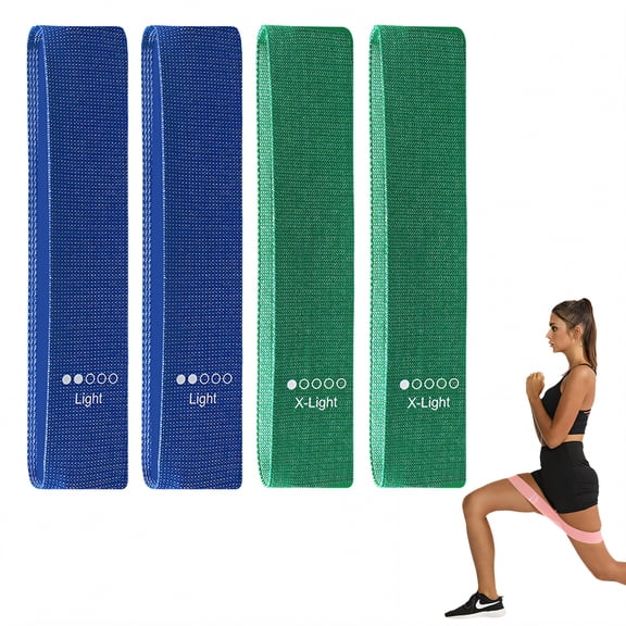 Emapoy Workout Exercise Power Resistance Bands, Set of 4 for Body ...