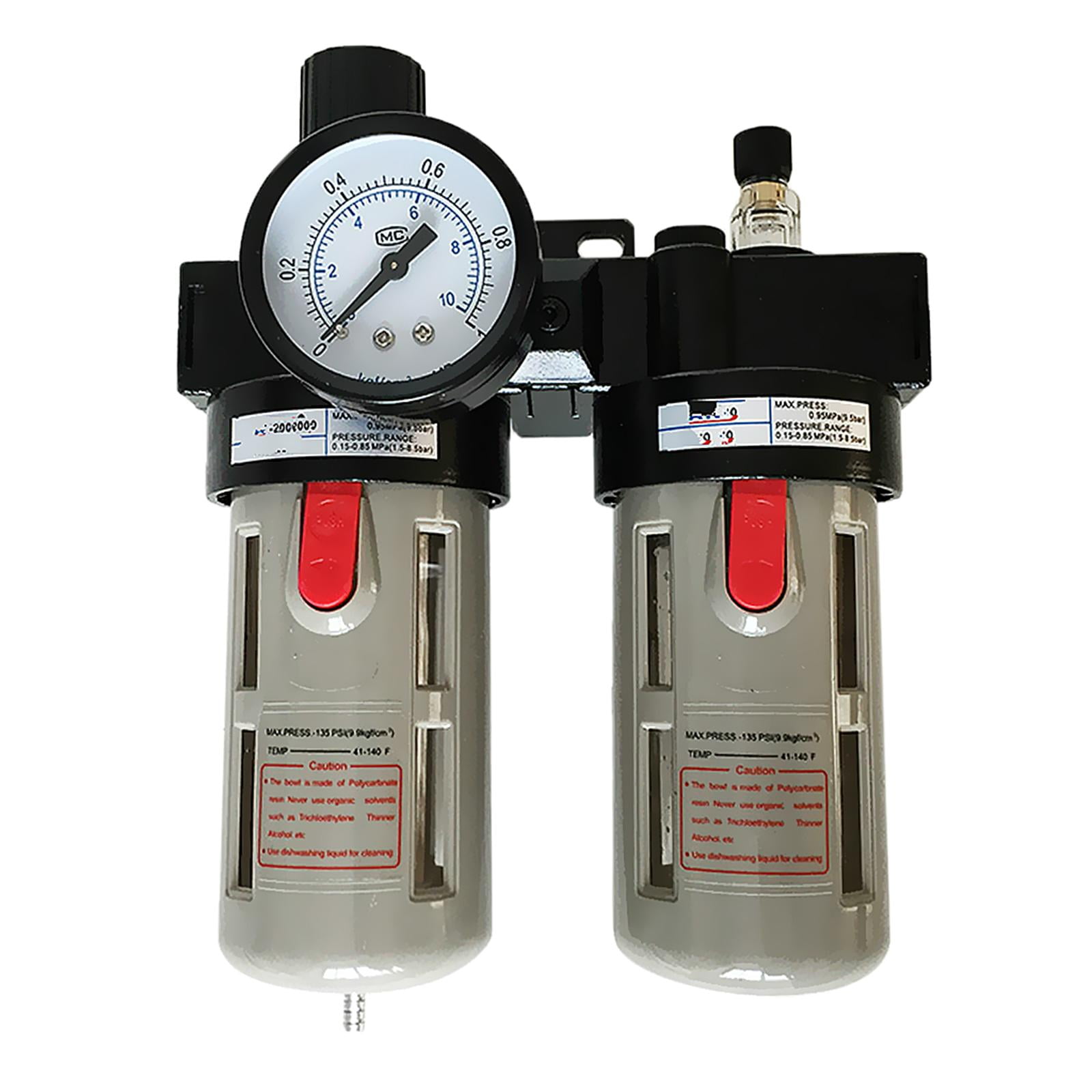 1 Pcs Compressed Air Regulator Filter, Water Oil Separator Separator, 3 ...