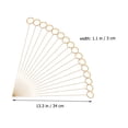 COOPHYA 30Pcs Metal Floral Card Holder Clips in Golden Color for ...