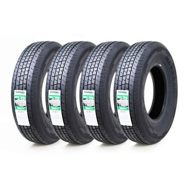 Set of 4 (FOUR) Transeagle All Steel ST Radial ST 235/85R16 Load H 16 Ply Trailer Tires ...