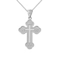.925 Sterling Silver Saint Nicholas Greek Orthodox Cross(Large)(Pendant ...