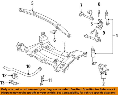 Chevrolet GM OEM Stabilizer Sway Bar-Front-Stabilizer Sway Bar Bushing ...