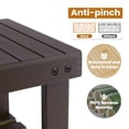 JIOABL 3 Tier Bamboo Shoe Rack Bench, 19 in Storage Seat Organizer with ...