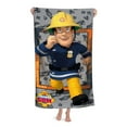 Fireman Sam Beach Quick Drying Towel, stylish, compact, quick-drying ...