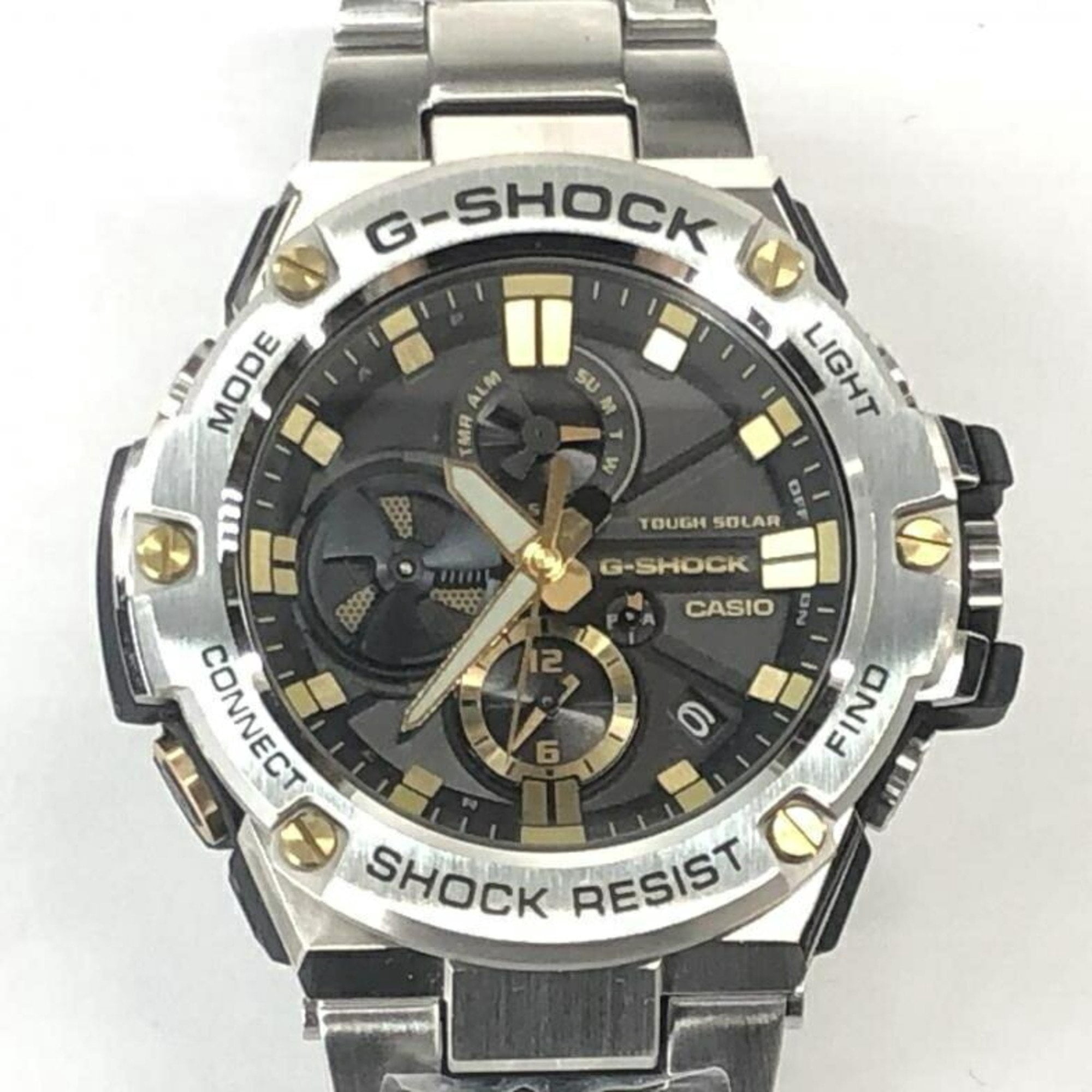 Pre-Owned CASIO G-SHOCK GST-B100 Watch Silver Casio G-Shock (Fair ...