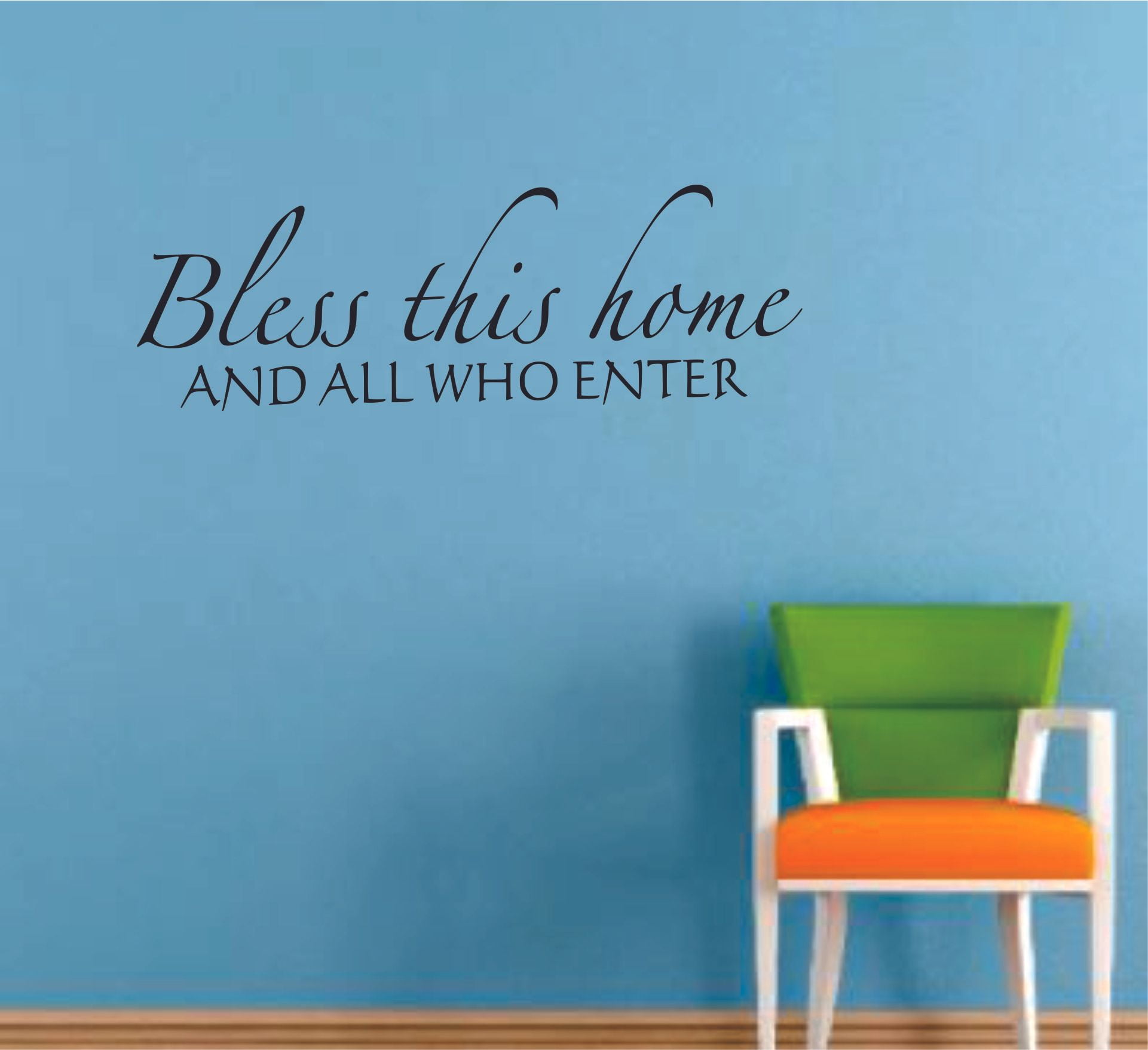 DIY Home Family Bedroom Living Room Vinyl Wall Lettering Art Religious ...