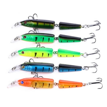 HENGJIA Fishing Lures 16PCS Multi Jointed Fish Fishing Kits Slow ...