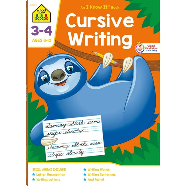 Cursive Writing 3-4 - Walmart.com