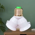 Lerpwige E27 To E27 Extended LED Bulb Socket Splitter Adapter Bracket Lamp Holder - Walmart.com