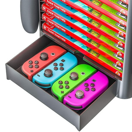 Game Storage Tower for Nintendo Switch - Stackable Game Disk Rack and ...