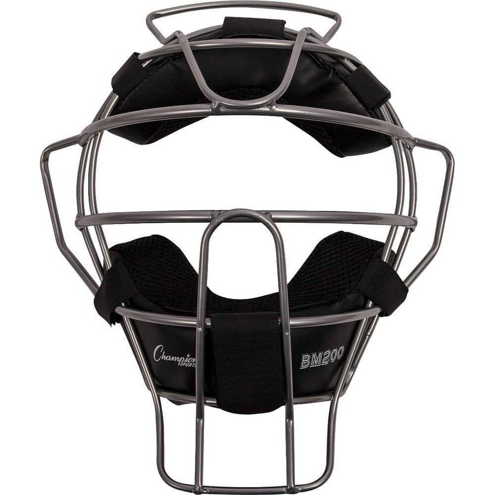 Champion Sports Ultra Lightweight Umpire Face Mask Silver - Walmart.com ...