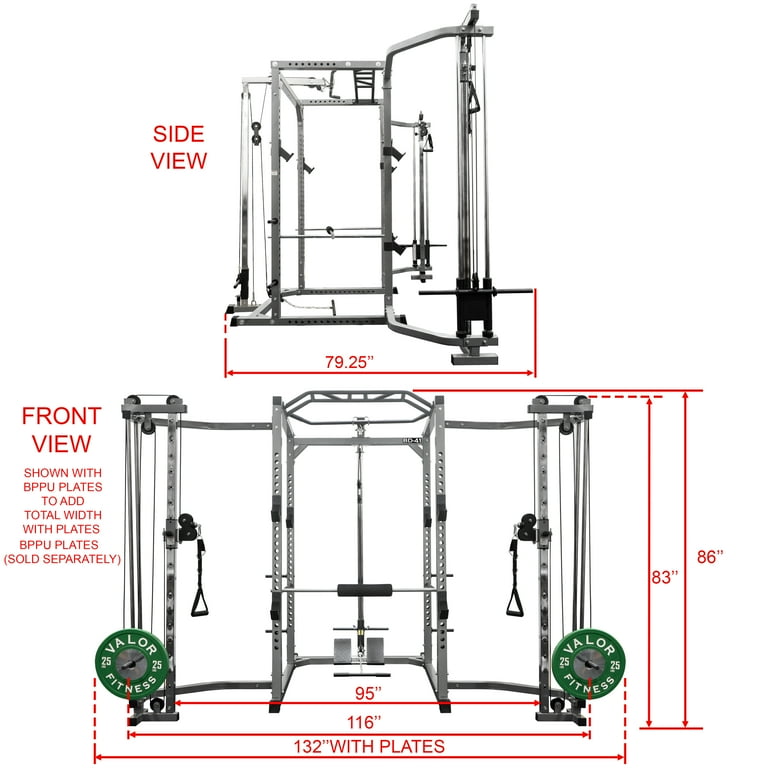 Valor Fitness Cage Cable Crossover Attachment Frame | ppgbbe.intranet ...