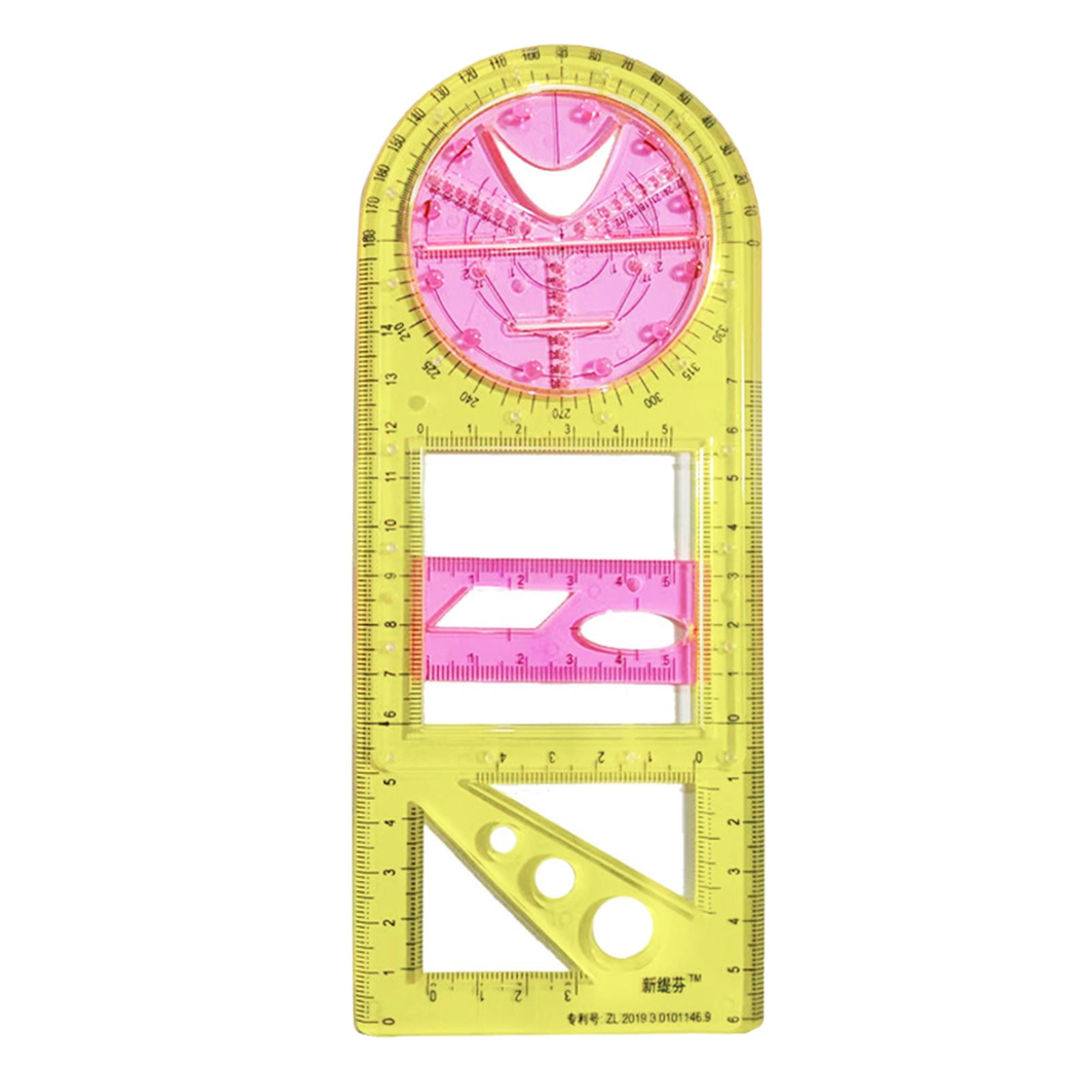 Drawing Template Drafting Rulers Supplies Stencils Measuring Tool ...