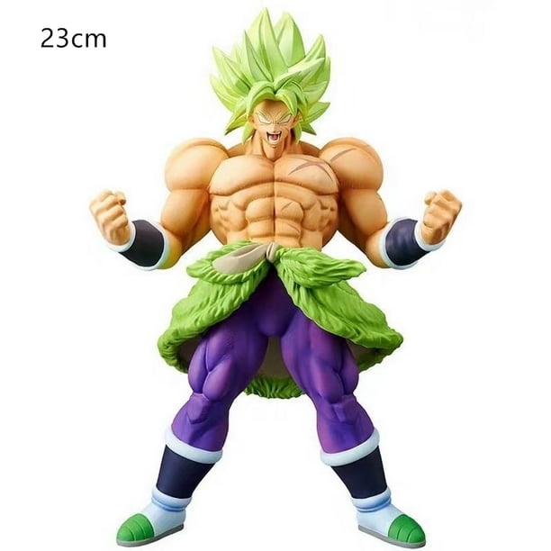 Figura de acción de Angry Broly Dragon Ball, pelo verde, lucha oscura ...