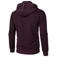 Ahabrexf Hoodie for Men,Men Solid Colors Laid-Back with Hood Hoodie ...