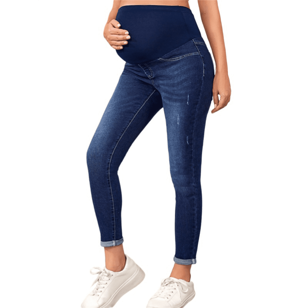 Click here for Unbranded Womens Maternity Jeans Over Belly Skinny... prices