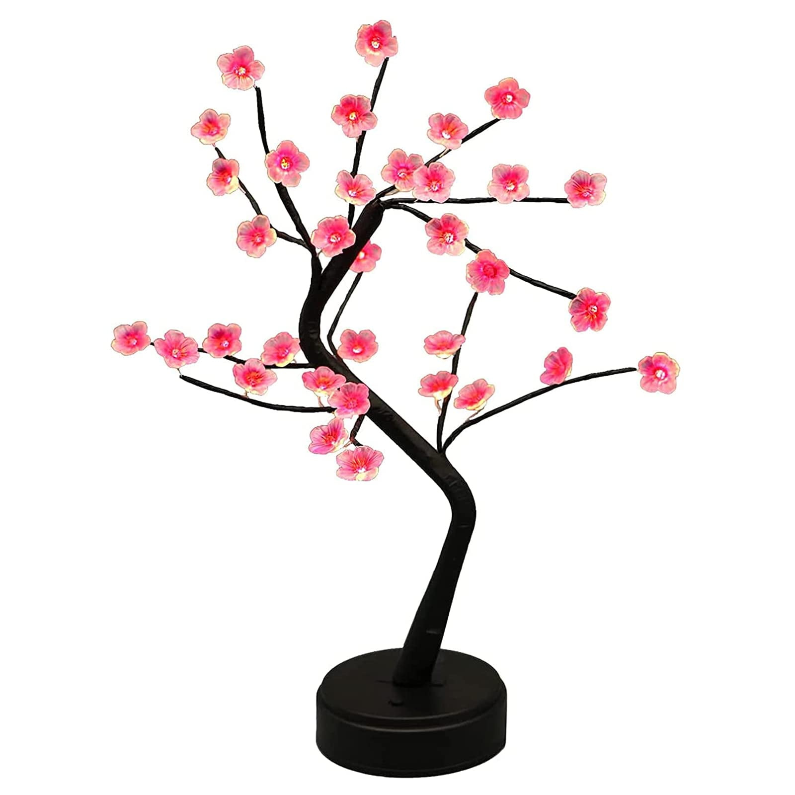 LINLIN Tabletop Bonsai Tree Branch Light,Touch Switch 36 LED Cherry ...