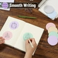 "Mr. Pen Round Sticky Notes, 12 Pads, 720 Sheets, Pastel Colors, 2.8 ...