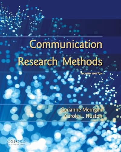 Pre-Owned Communication Research Methods (Paperback) 0195314824 ...