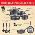 Pots and Pans Set Non-Stick Professional Home Kitchenware - 14 Pieces ...
