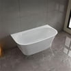 Bellaterra Home BA6835 71 in. Freestanding Acrylic Bathtub, Glossy ...