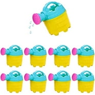 Glittery Plastic Beach Pails with Shovels 7 inches for Kids Sand Castle ...
