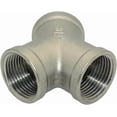BDKWID-Stainless Steel 304 Tee NPT Female/Male Y Shaped 3 Way Cast Pipe ...