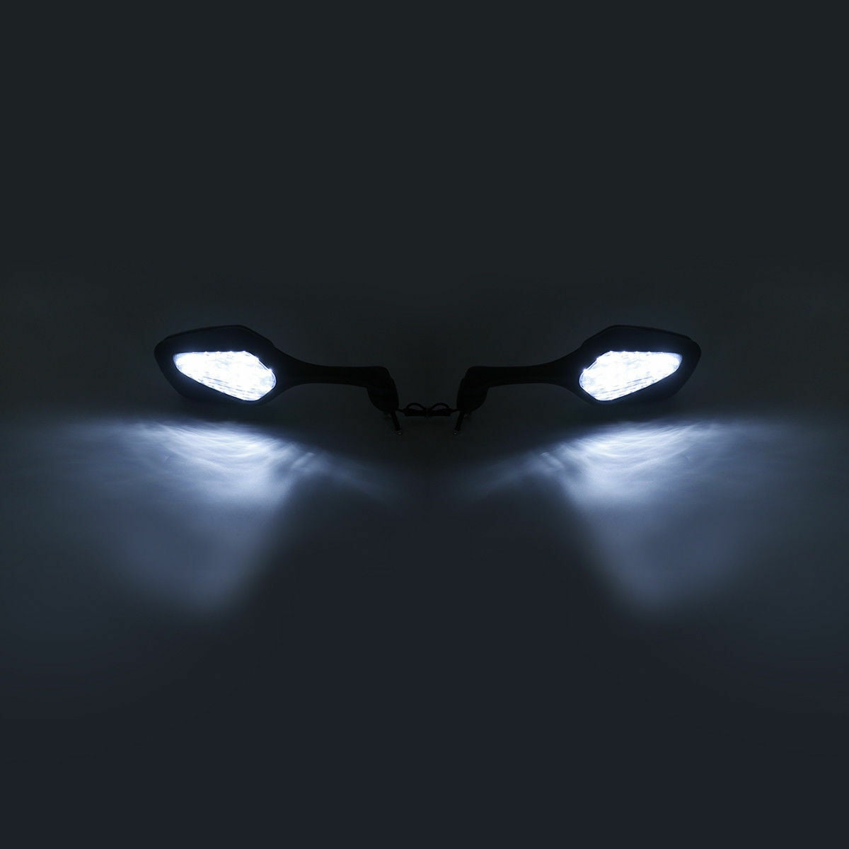 Rear View Mirrors LED Turn Signals For 2008-2016 CBR1000RR CBR1000RR ...