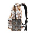 Backpack 16x11.4x6.9 Inches Fashion Backpack Shopping Travel Outing ...