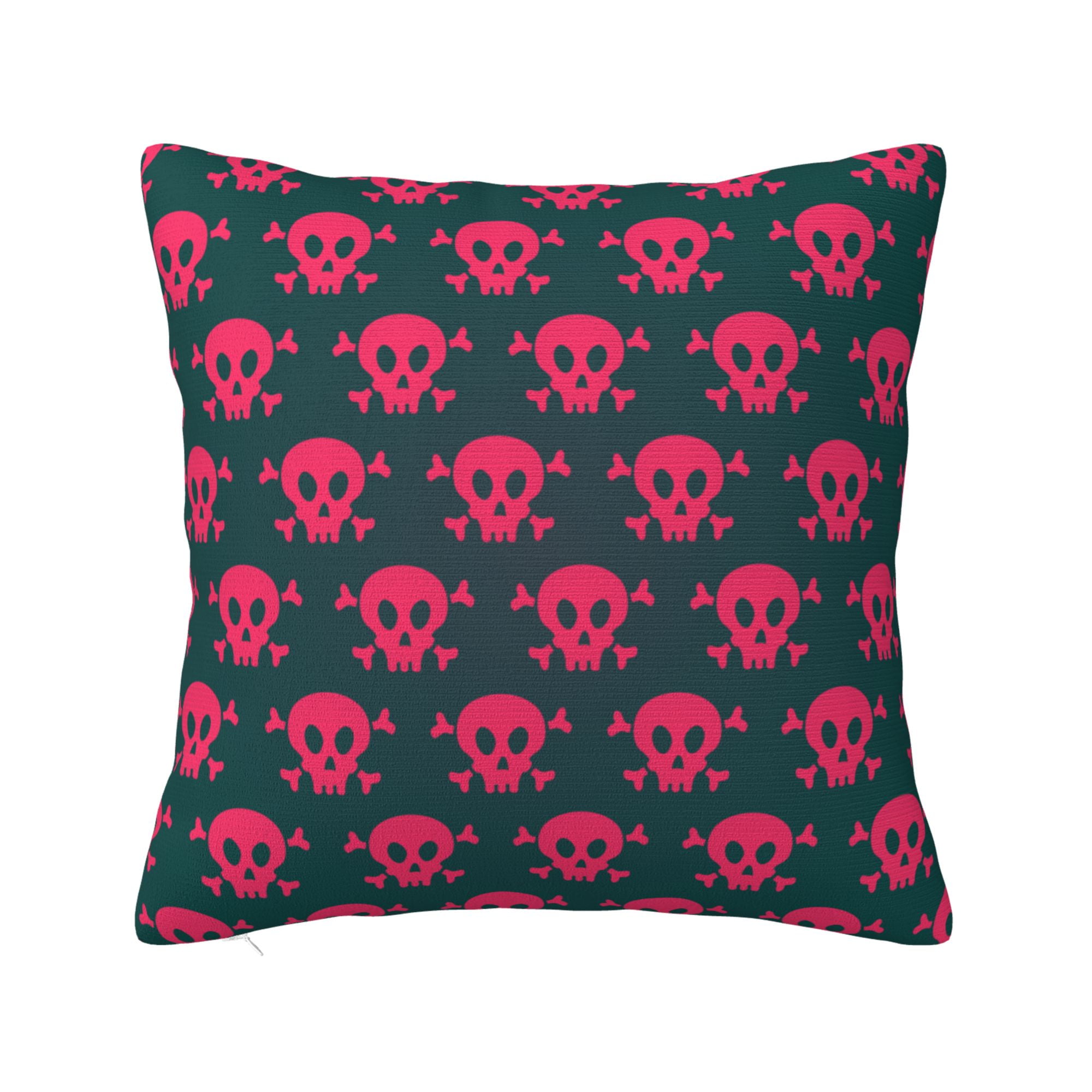ZICANCN Red Death Skull Decorative Throw Pillow Covers, Bed Couch Sofa ...