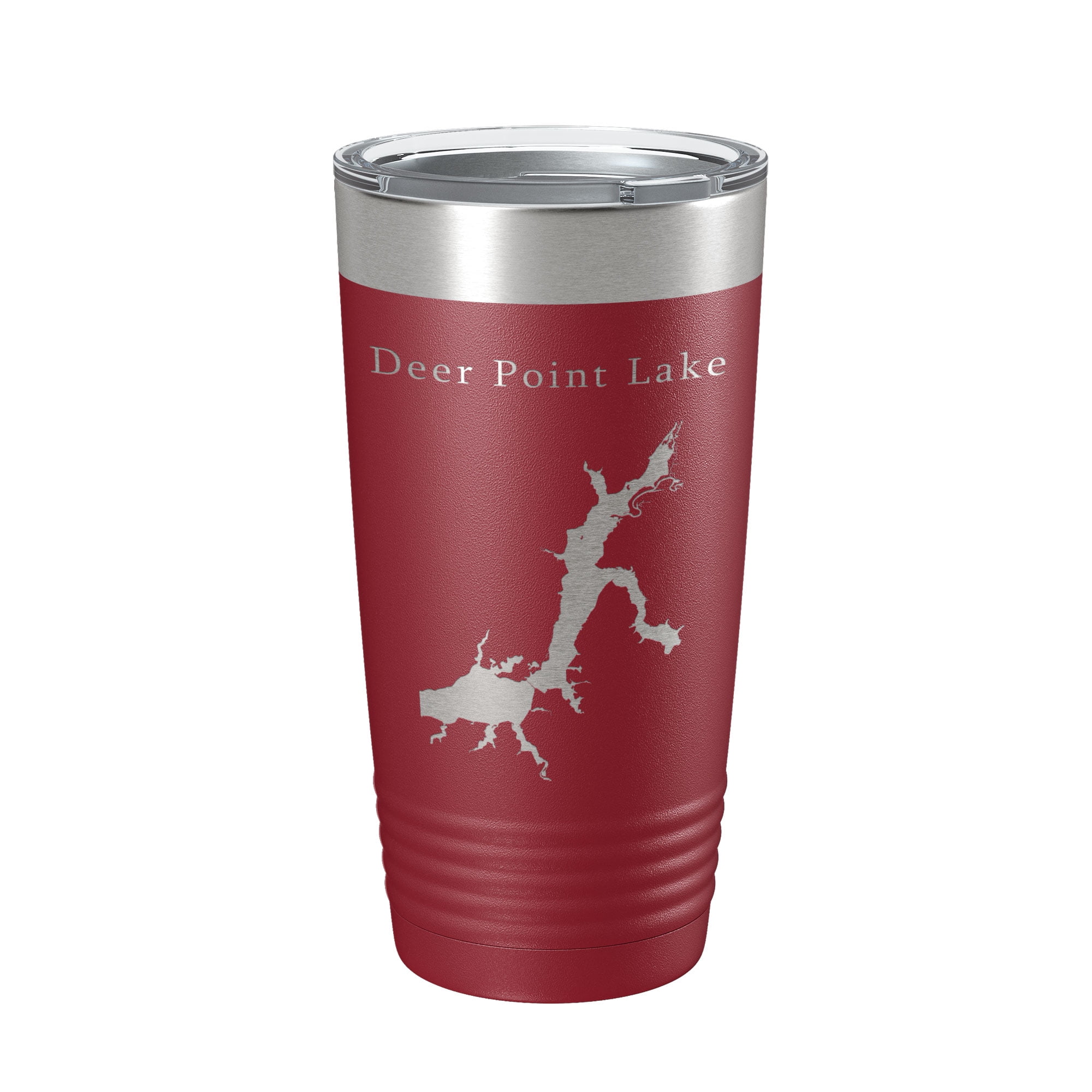 Deer Point Lake Map Tumbler Travel Mug Insulated Laser Engraved Coffee ...
