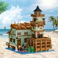 HI-Reeke Architecture Mini Building Block Set Ideas Fishing Village ...