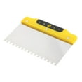 Kesoto Square Tooth 200mm Notched Trowel: Stainless Steel Plaster ...
