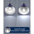 Socket Extender, Light Socket Extender, 4.72 inch, E26 E27 compatible ...