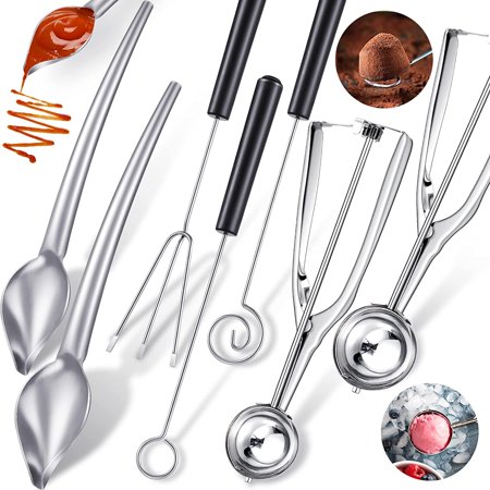7 Pieces Chocolate Dipping Tools Set Included 2 Pcs Candy Dipping Fork ...