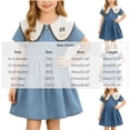 Amzcrzy Denim Dress for Toddler Girls 6 Months-4 Years Puff Short ...