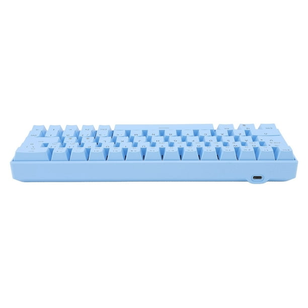 Bluetooth Mechanical Keyboard,Blue 64 Key Mechanical Key RGB Mechanical ...