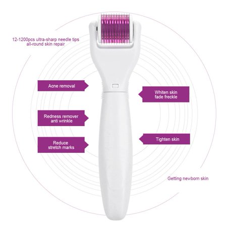 Fdit 6 IN 1 Derma Roller 12 / 300 / 720 / 1200 Micro Needles Facial ...