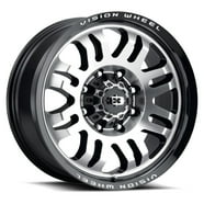 18x9 Vision Off-Road 412 Rocker Chrome Wheel 8x6.5 (12mm) - Walmart.com