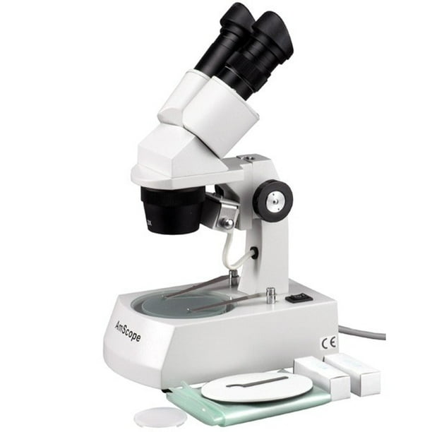 AmScope Stereo Binocular Coin Microscope 5X 10X 15X 30X - Walmart.com