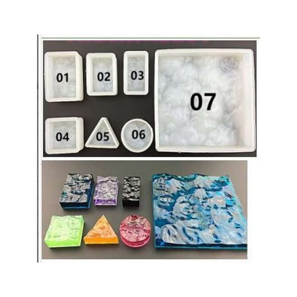 Jayli Water pattern silicone mold Water corrugated crystal drop mold ...