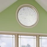 Autotech Park Precut Elegant Flower Circle Window Film Shade, Self ...