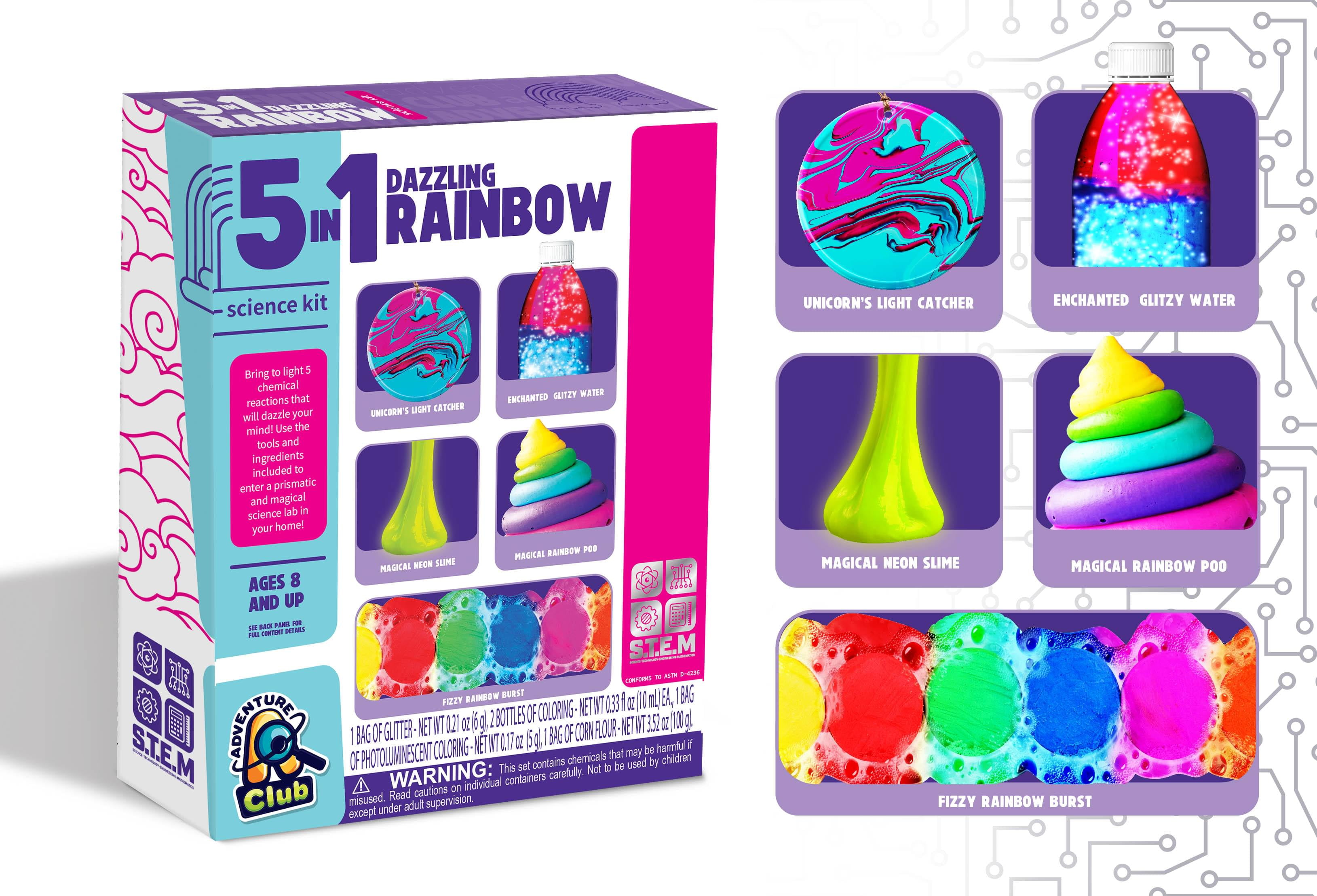 5 in 1 Dazzling Rainbow Science Kit - Walmart.com
