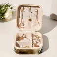 Bear Travel Portable Square Storage Box with Earring Holder, Necklace ...