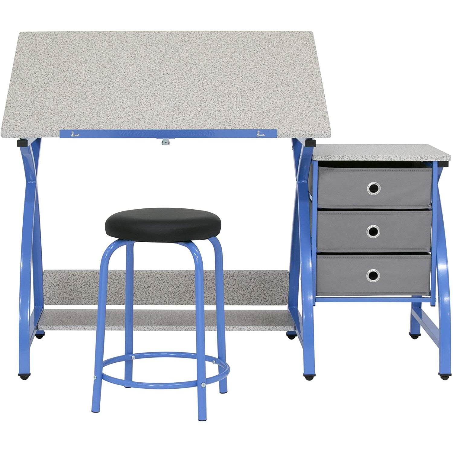 Studio Designs Comet Center Plus Drawing Table with Padded Stool 2 ...