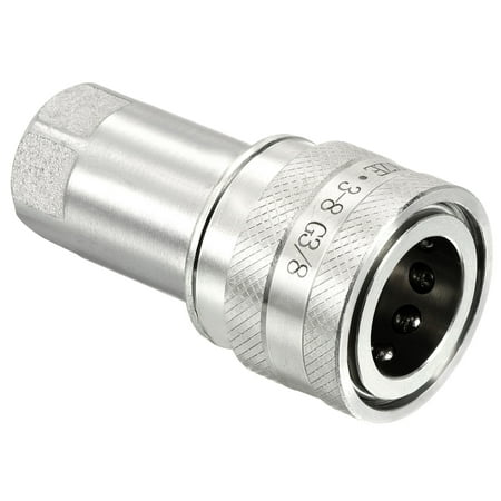Uxcell G3/8 Female 1.38" OD Pipe Fitting Plug Adapter Hydraulic Quick ...