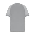 Ahabrexf Womens Flowy Tops Plus Size Lace Sleeves Casual Round Neck ...