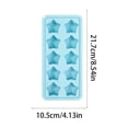 10-Cavity Star Silicone Ice Block Tray for Whiskey Cocktails, Candy ...